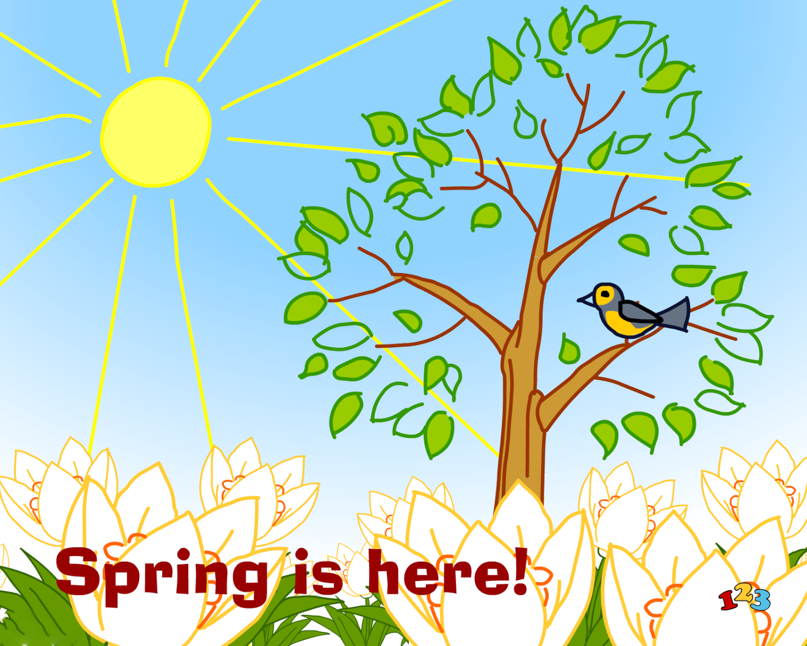 Spring eCards - send free eCards from 123cards.com