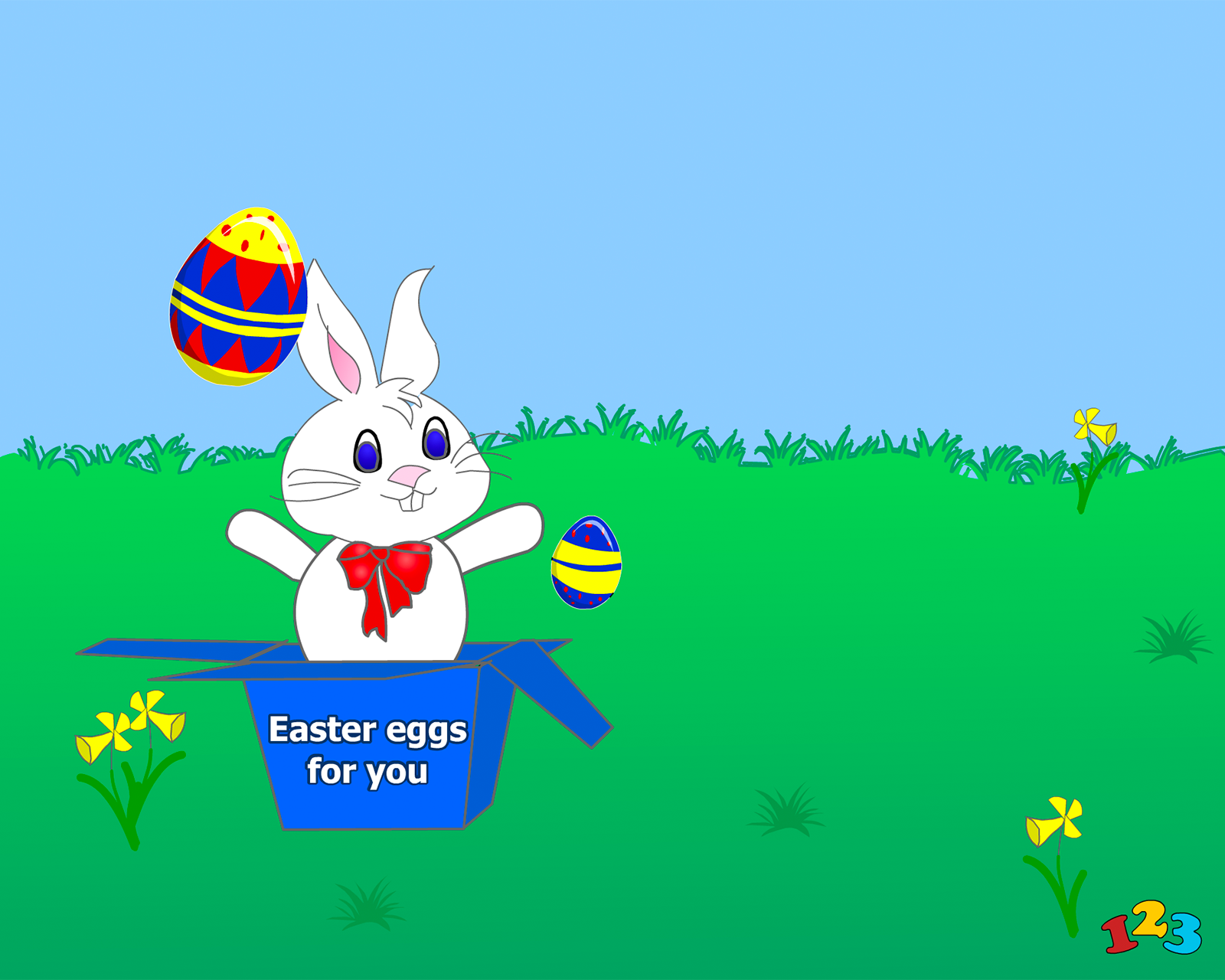 Egg hunt - Easter - send free eCards from 123cards.com