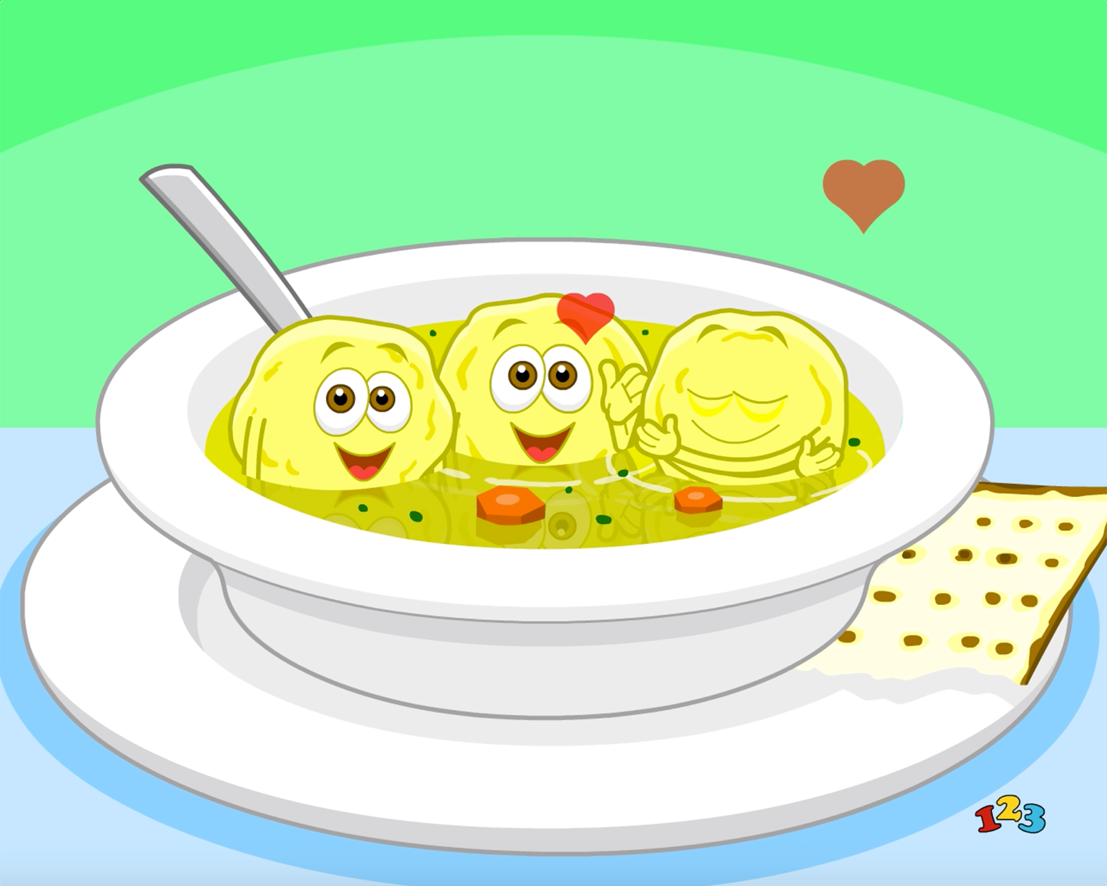 Matzo balls - Passover - send free eCards from 123cards.com
